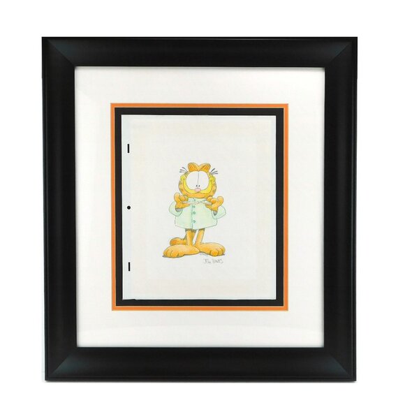 Garfield | Art | Rare Original Pencil Art Dentist Garfield By Jim Davis ...